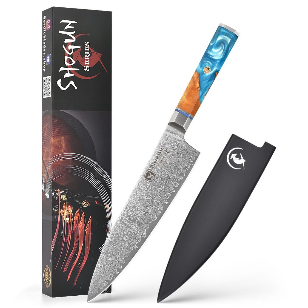 Shogun Pro Series 8 Inch Chef Knife – Nordic